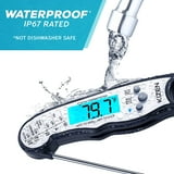 Kizen Digital Meat Thermometer, Instant Read, LED Screen, Waterproof ...