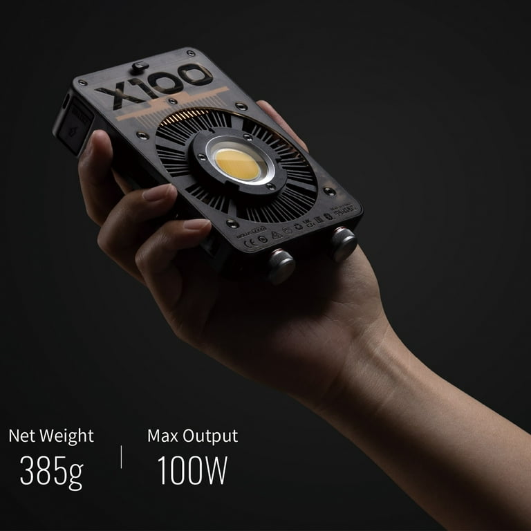 Zhiyun Molus X100 Pro 100W LED Video Light CCT 2700K~6500K Zhiyun Molus X100 Pro 100W LED Video Light CCT 2700K~6500K