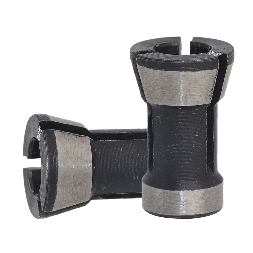 2pcs 6.35mm Collet Chuck Adapter, Router Collet Chuck Driver Adapter ...