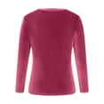 Cavosen Long Sleeve Ladies Blouses And Tops Velvet Pullover Shirts