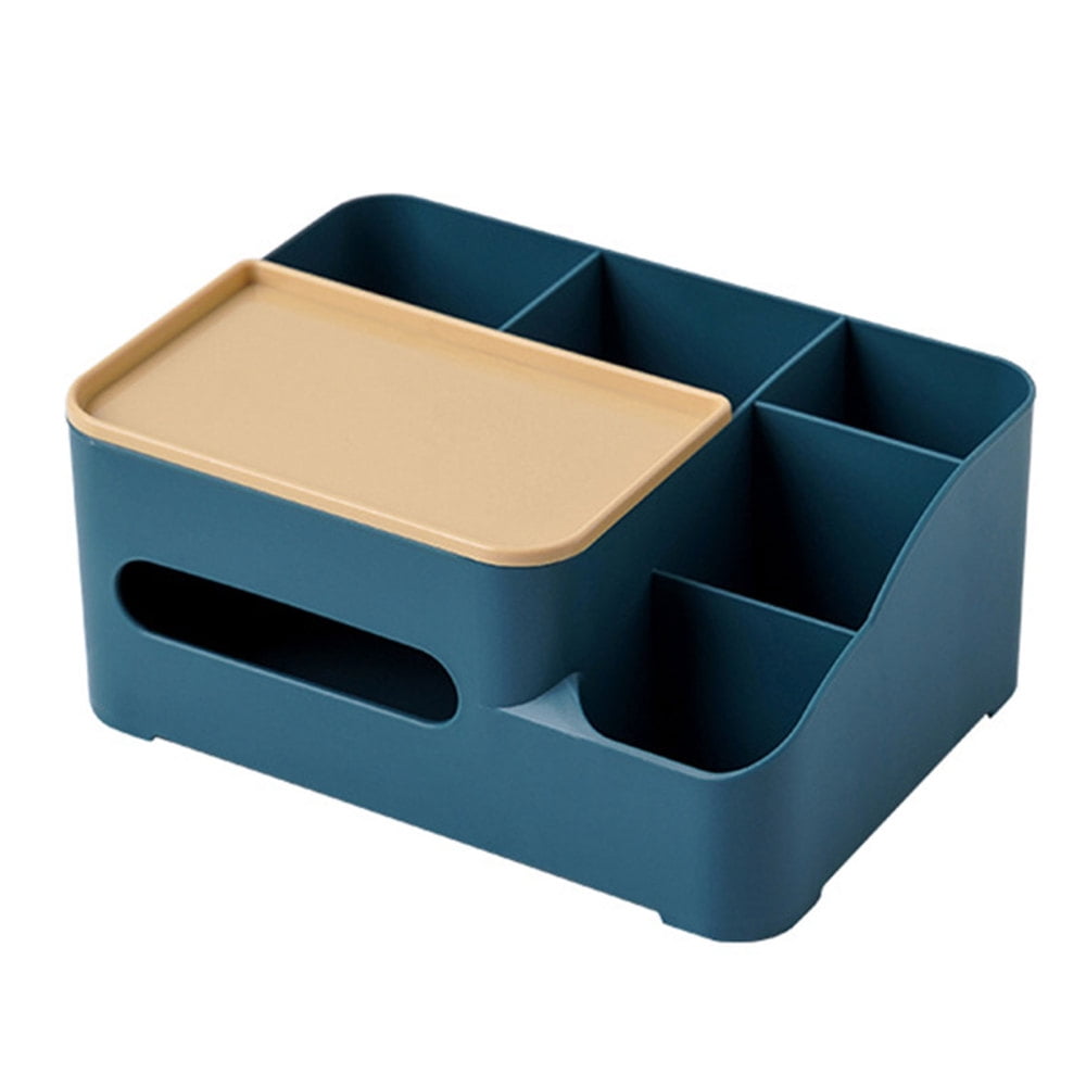 2 in 1 Desktop Facial Tissue Box Multi Use Tissue Container Box for ...