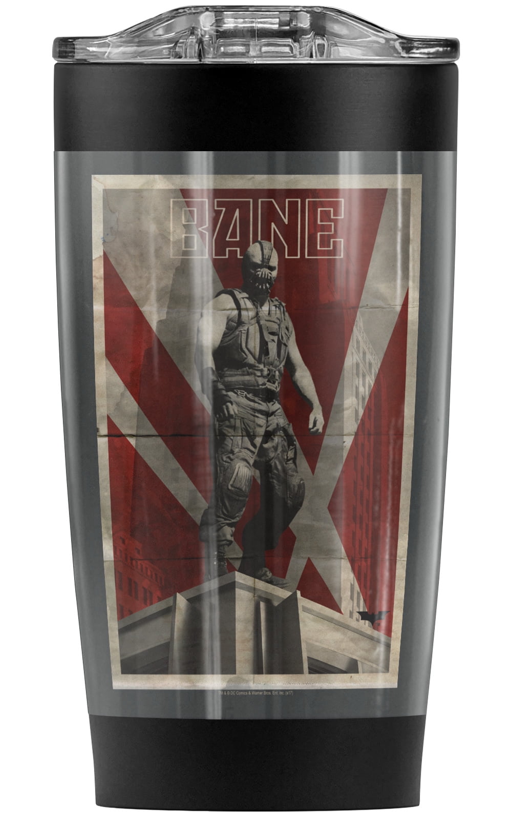 Batman Dark Knight Rises/Bane Rooftop Poster Stainless Steel Tumbler 20 ...