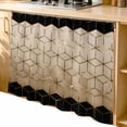 Abstract Stereo Cube Cabinet Curtains 35" W x 35" L Modern Gradient ...