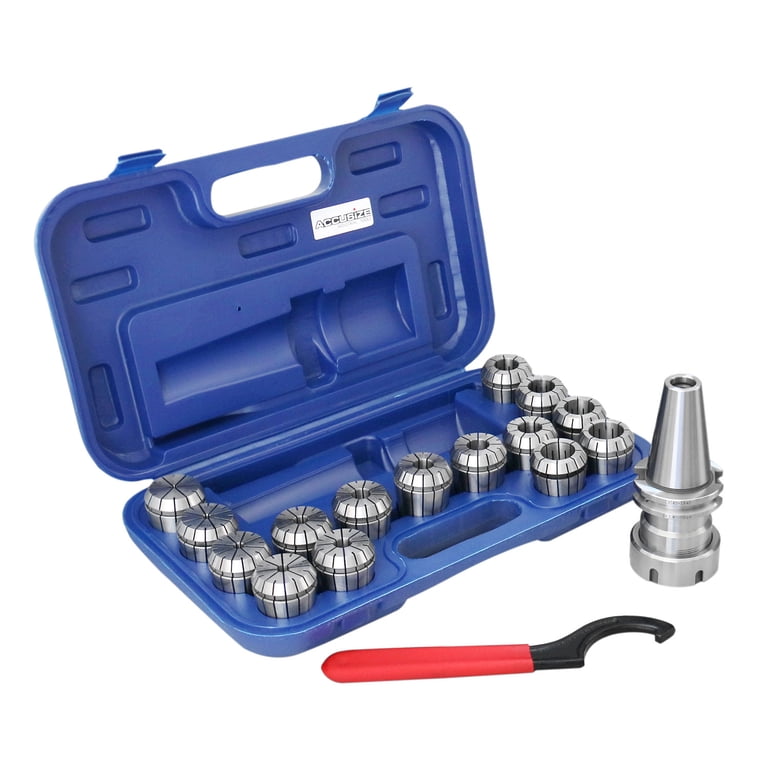 Er32 Collet Set Accusize CAT40 ER40 Collet Set - 15 Piece Precision ...