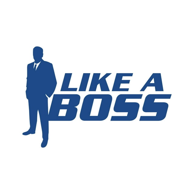 Like A Boss Sticker Decal Die Cut - Self Adhesive Vinyl - Weatherproof ...