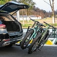 Gymax 2'' Hitch Mount Bike Rack with Tilt-Design for Easy Trunk Access ...