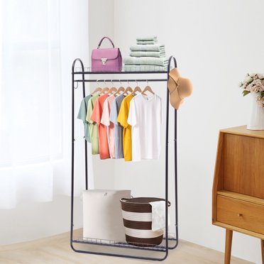 MABOTO Triangle Coat Rack Steel Tube Removable Large Capacity Hanging ...