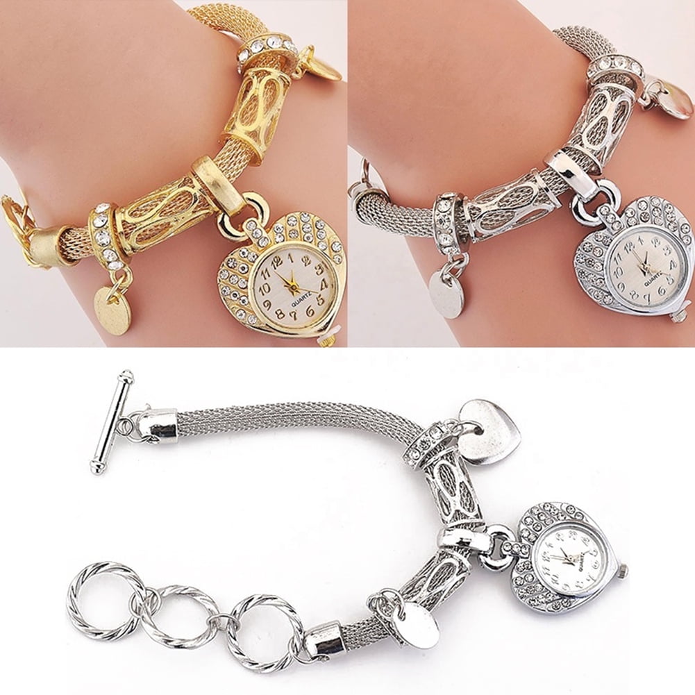 Click here for Trayknick Fashion Womens Love Heart Bracelet Watch... prices
