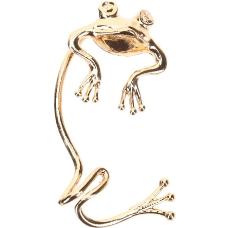 Ear Bone Clip Frog Ear Cuff Non-piercing Earring Metal Clip On Ear ...