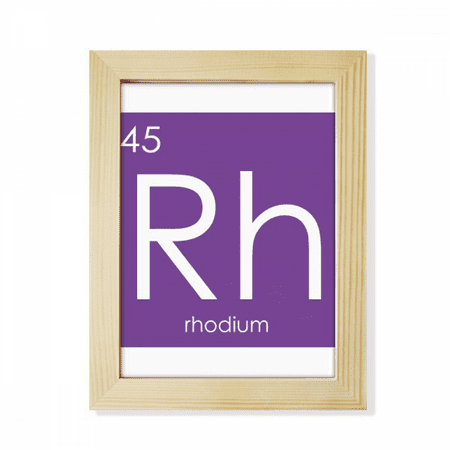 Chestry Elements Period Table Transition Metals Rhodium Rh Desktop ...
