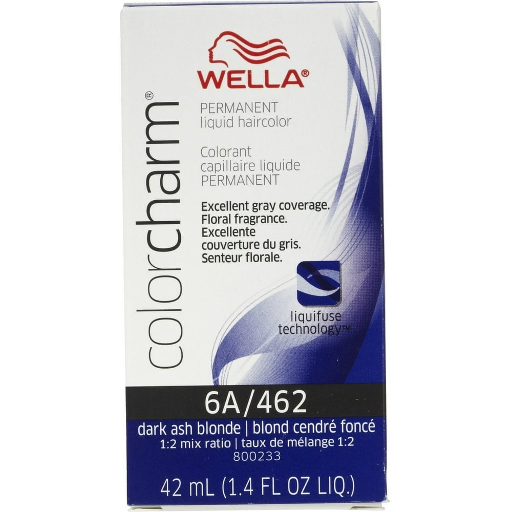 Wella - 6 Pack - Wella COLOR CHARM, HAIR COLOR Liquid Haircolor 6a/462 ...