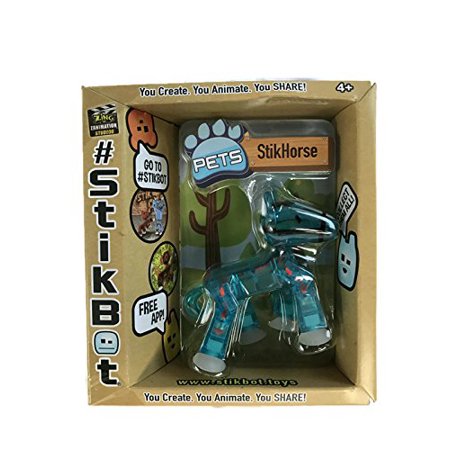 Stikbot StikHorse Figure Translucent Blue | Walmart Canada