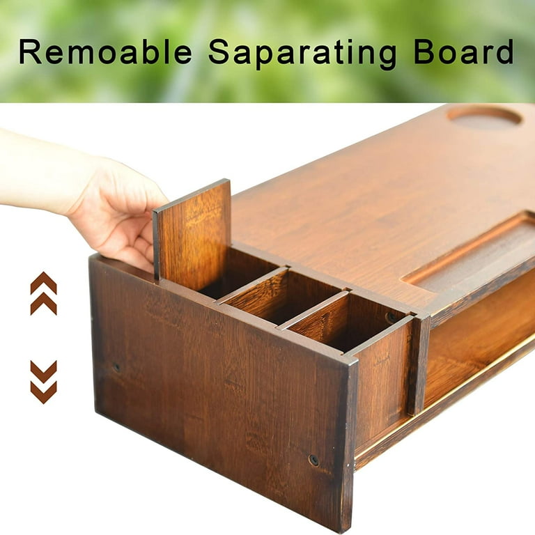 Wood Desktop Organizer Stand