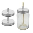 MERRYHAPY Jar Oil Lamp Lids, Smooth Edges, Easy to Install, 2 Pieces ...