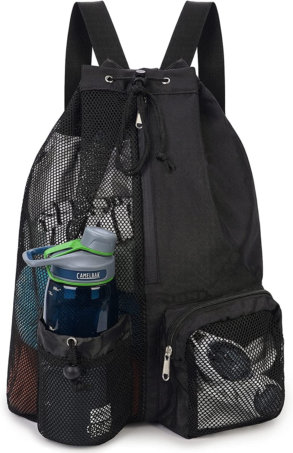 Swim Bag, Vented Mesh Swim Backpack, Lightweight Swimmers Mesh Bag for ...