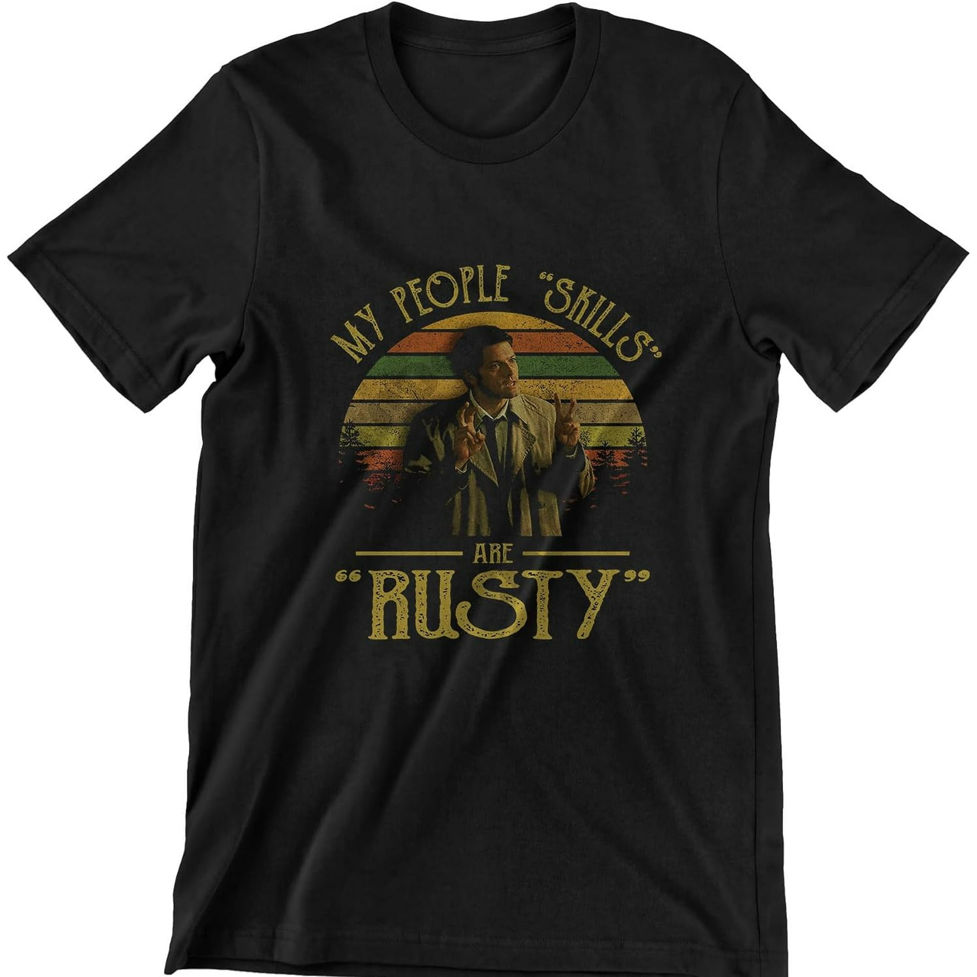 Click here for Haiker My People Skills Are Rusty Vintage T-Shirt... prices