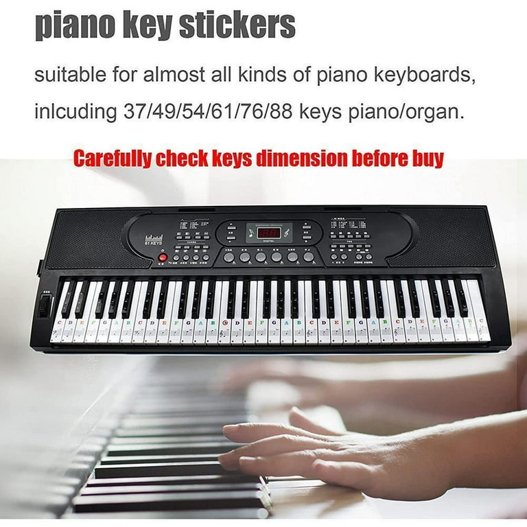 76 Key Keyboard Chart