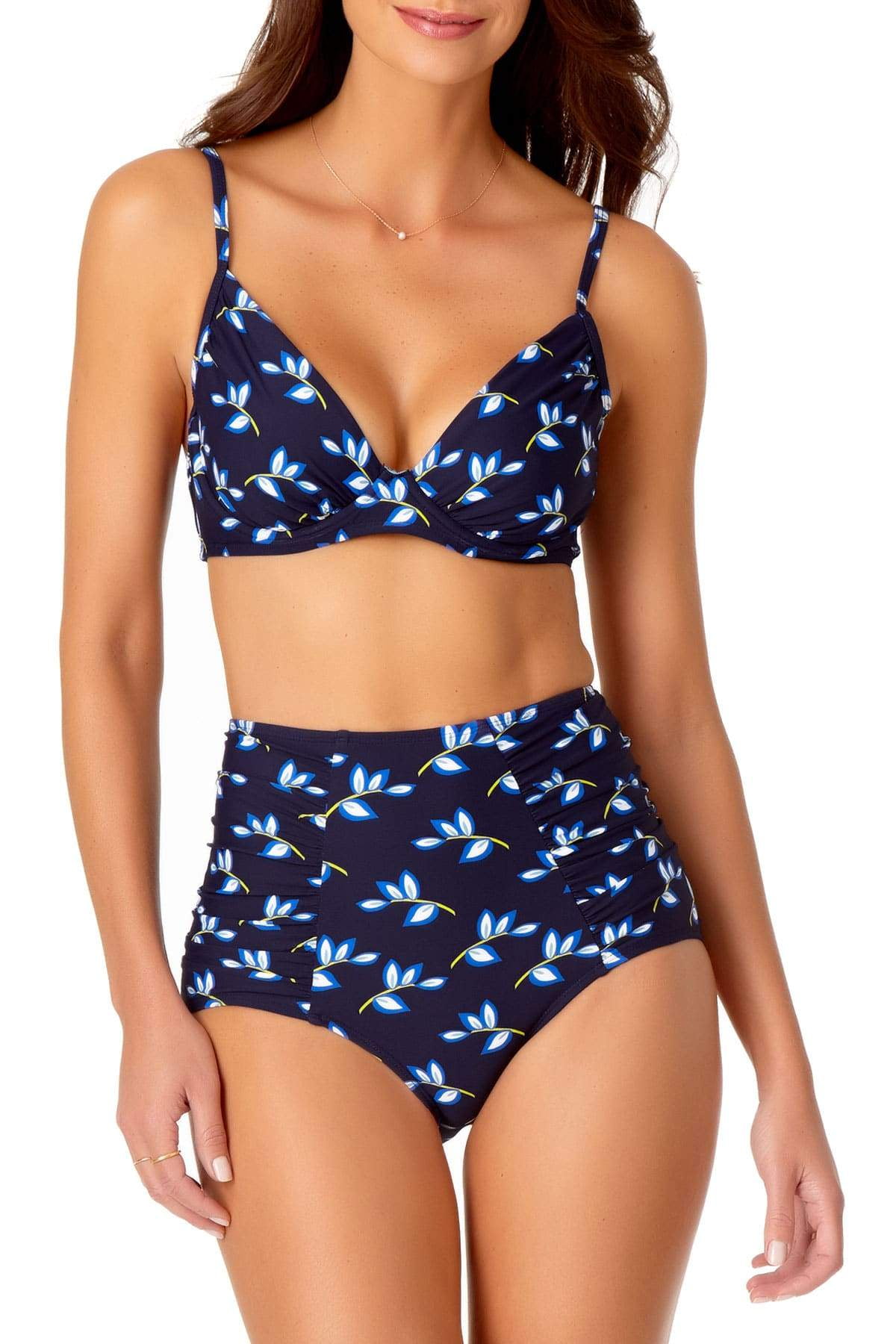 Anne Cole Underwire Twist Front Bikini Swim Top