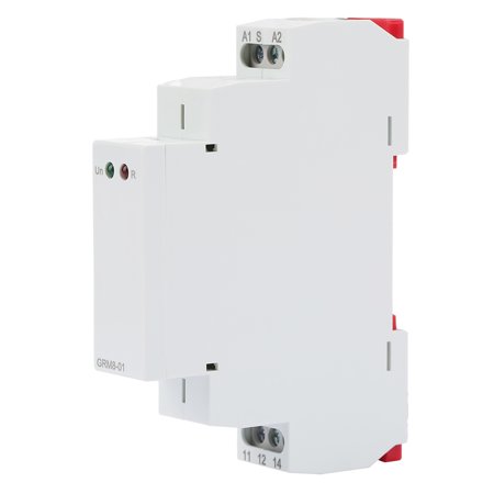 YLSHRF Din Rail Impulse Relay, A1-A2 Impulse Memory Relay Electronic ...