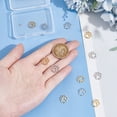 1 Box 12Pcs 2 Colors 304 Stainless Steel Charms Cut-Out Paw Print ...