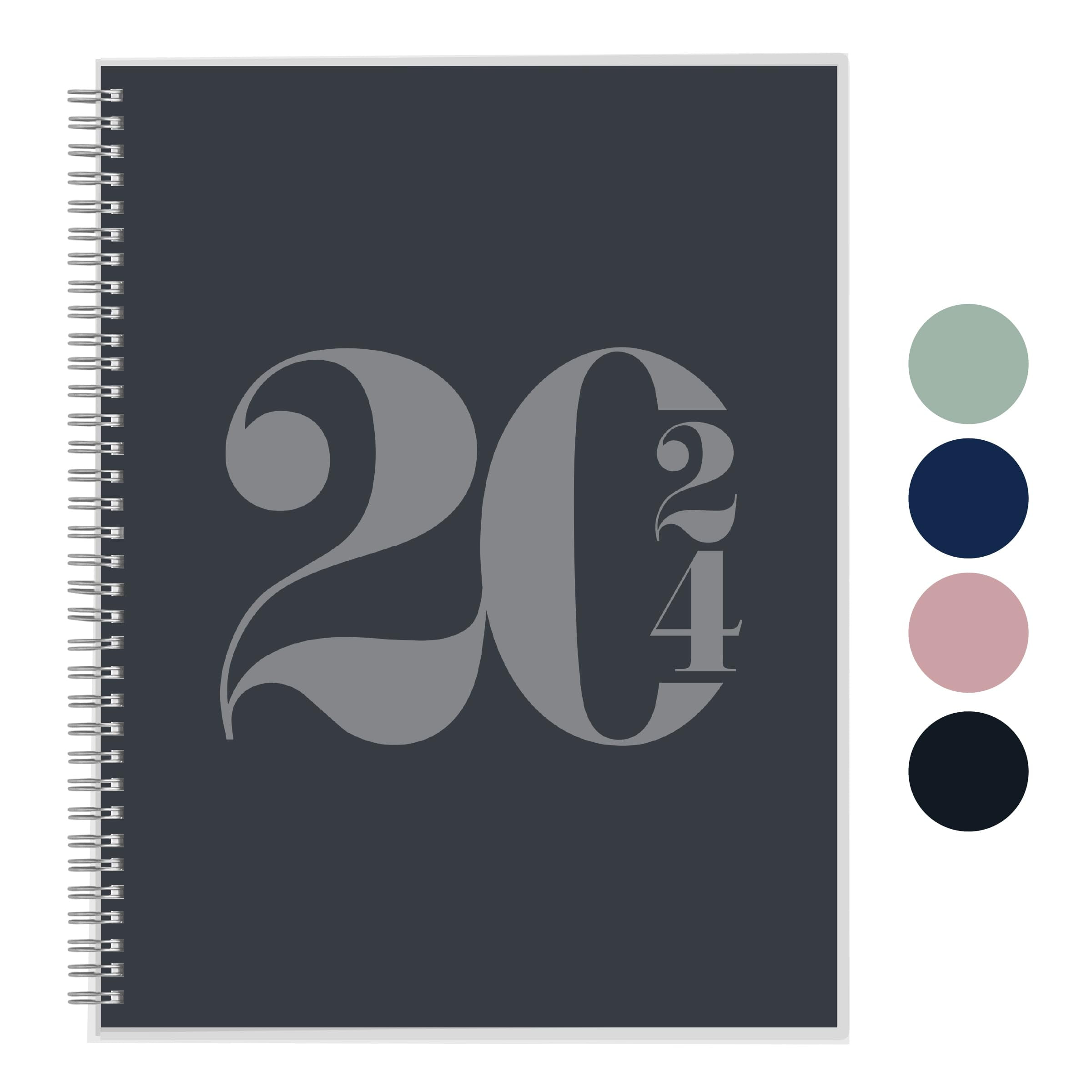 Rileys 2024 Annual Weekly Planner - Typographic Weekly & Monthly Agenda ...