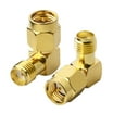 PREMISA™ F-TYPE RIGHT ANGLE ADAPTER 90° FEMALE F TO MALE F CONNECTOR (8 ...