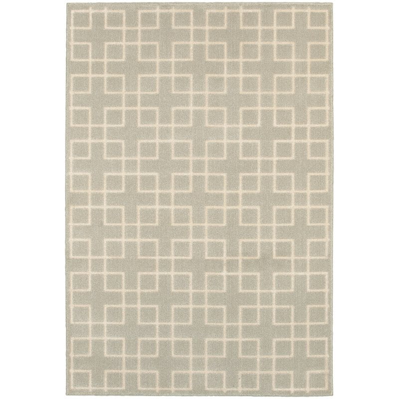 Addison Heights Evans Geometric Ivory Rug - Walmart.com