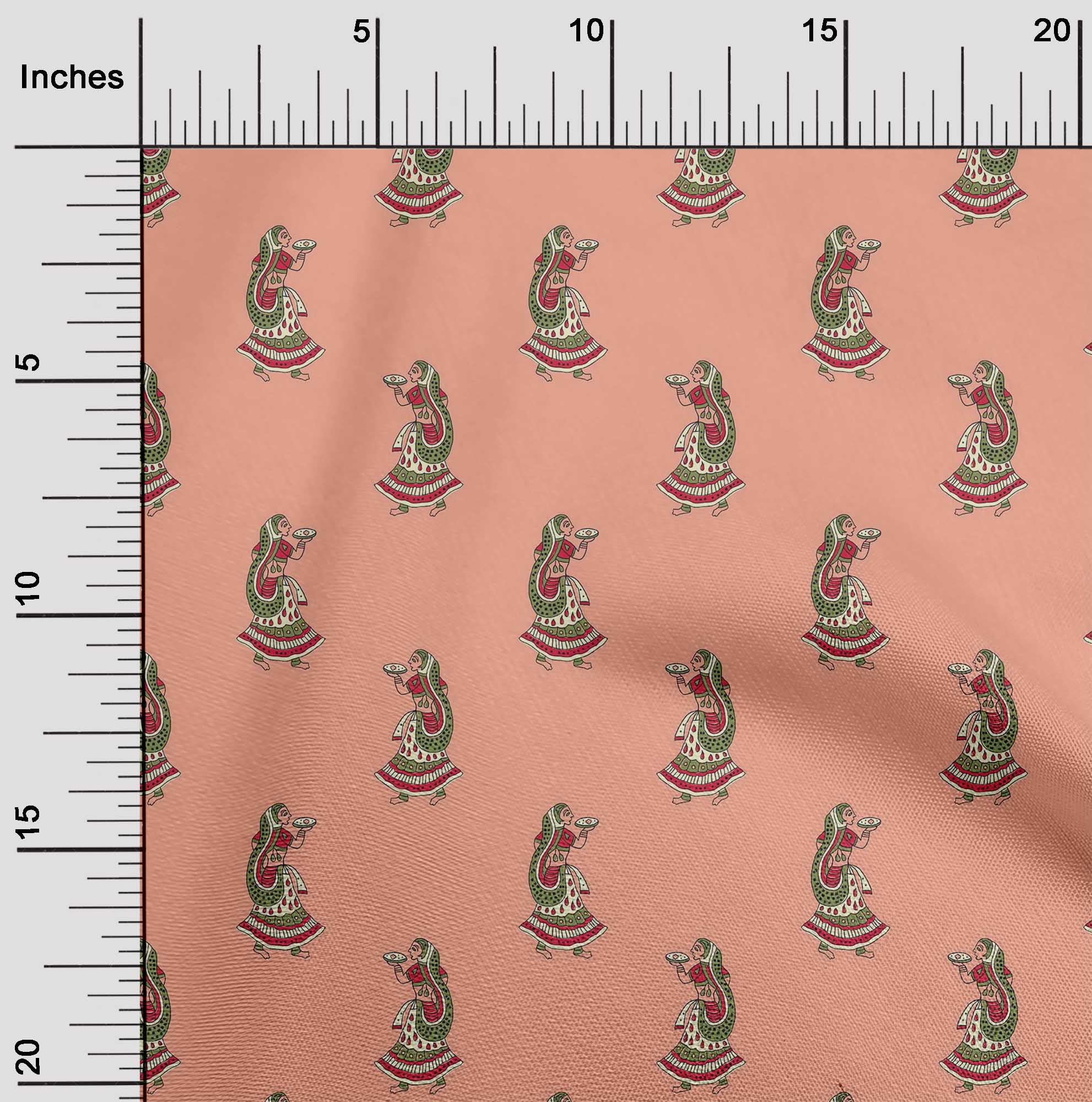 oneOone Silk Tabby Fabric Women Block Print Fabric By The Yard 42 Inch ...