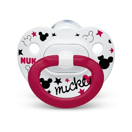 NUK Disney Minnie Mouse Orthodontic Pacifiers, 6-18 Months, 2-Pack ...