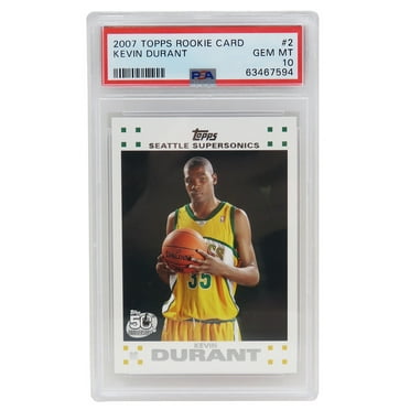 2007-08 Fleer 86-87 Rookies Glossy #143 Kevin Durant Rookie Card BGS ...