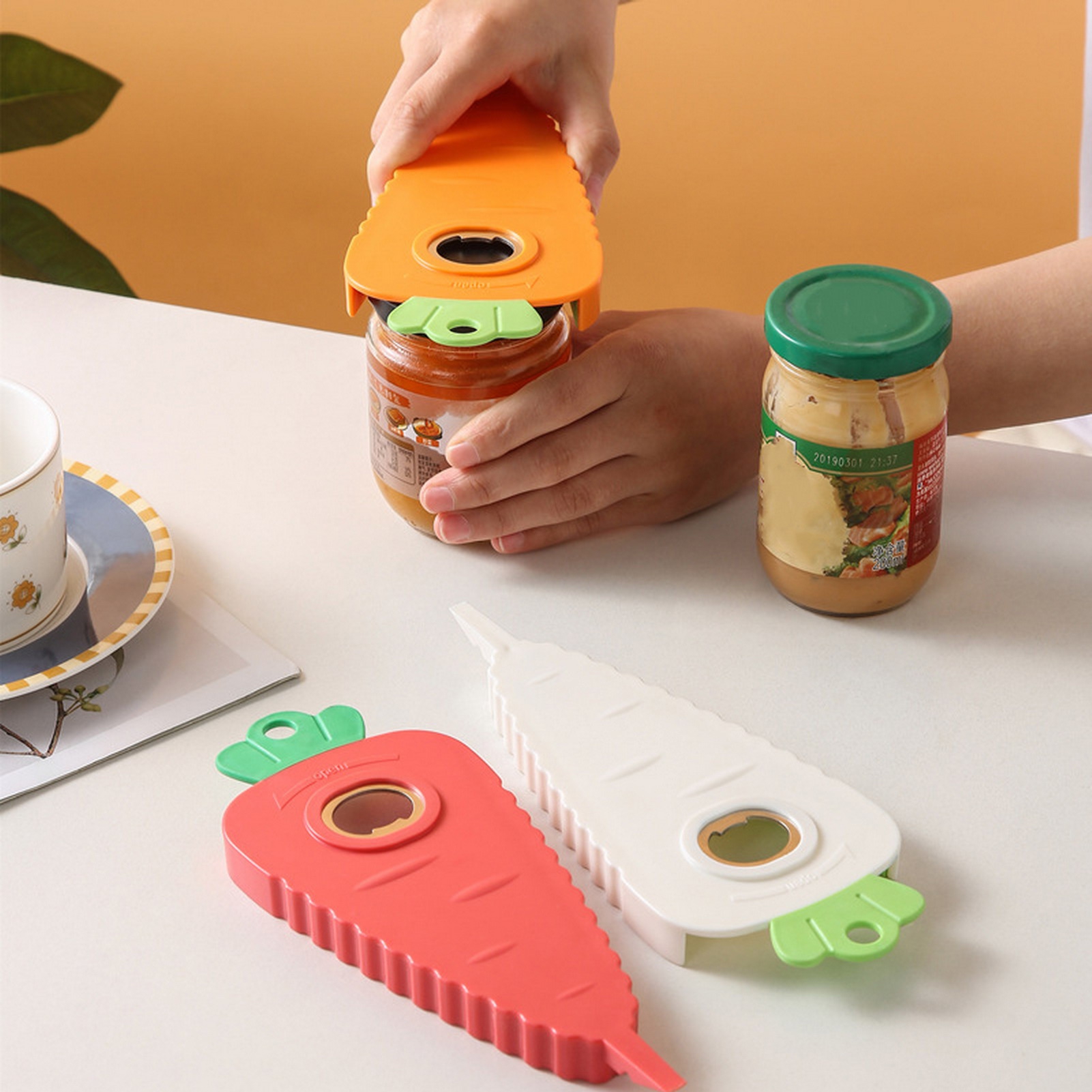 Washranp Carrot Shape Bottle Opener,Anti-slip Strip Triangular Point ...