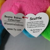 Ty Beanie Baby - Scuttle the Crab – 30th Anniversary - Stuffed Animal ...