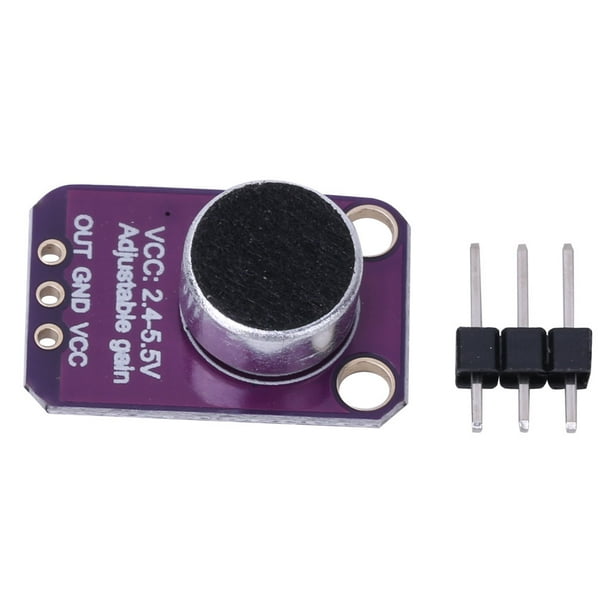 Módulo de sensor de sonido, módulo amplificador de micrófono MAX4466 ...