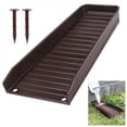 PP Rainwater Gutter Downspout Splash Block Drain Extension Device Home ...