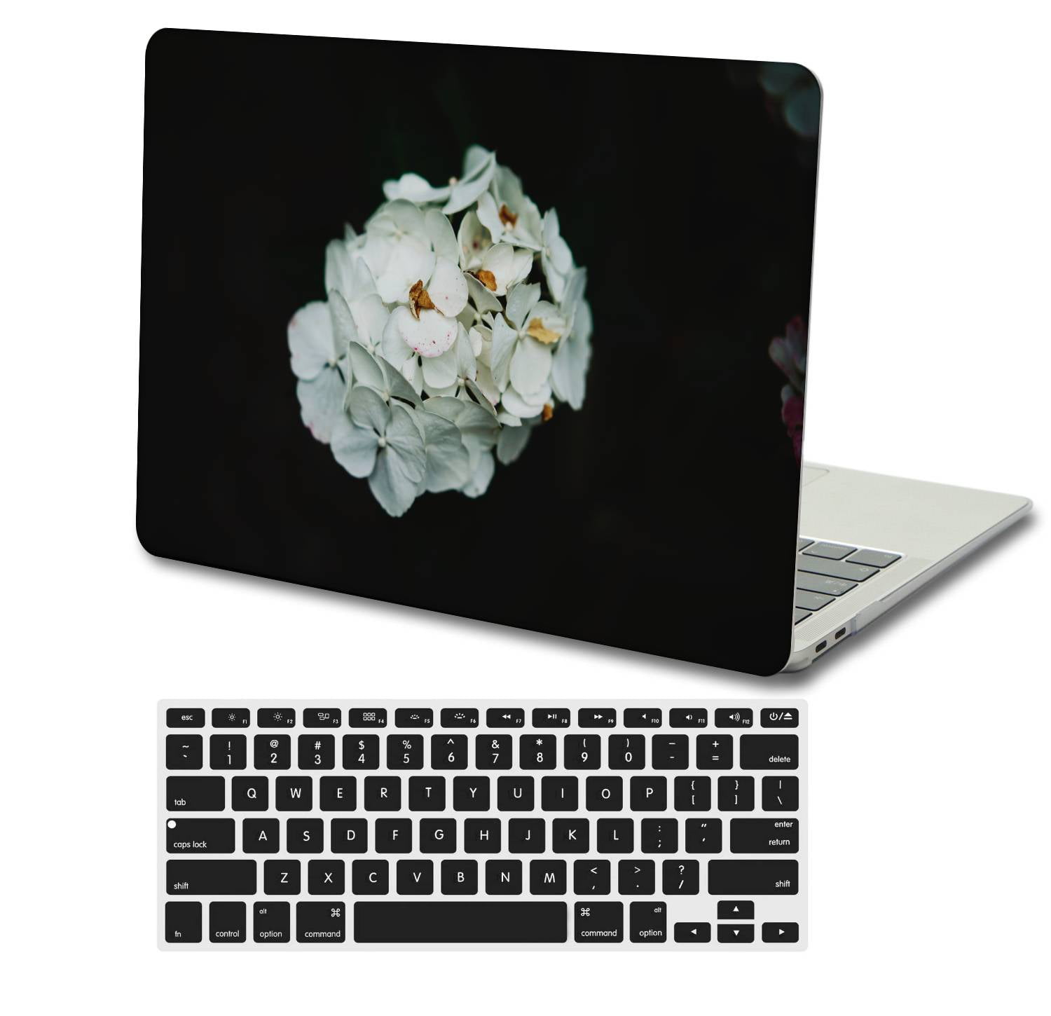 Hard Shell Case for Older MacBook Air 13 inch 2010-2017 Release + Black ...