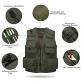 JARUSITE Fishing Photography Vest Summer Multi Pockets Mesh Jackets ...