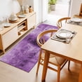 2x6 Purple Paint Runner Rug for Hallway, Washable Non Slip Low Pile ...