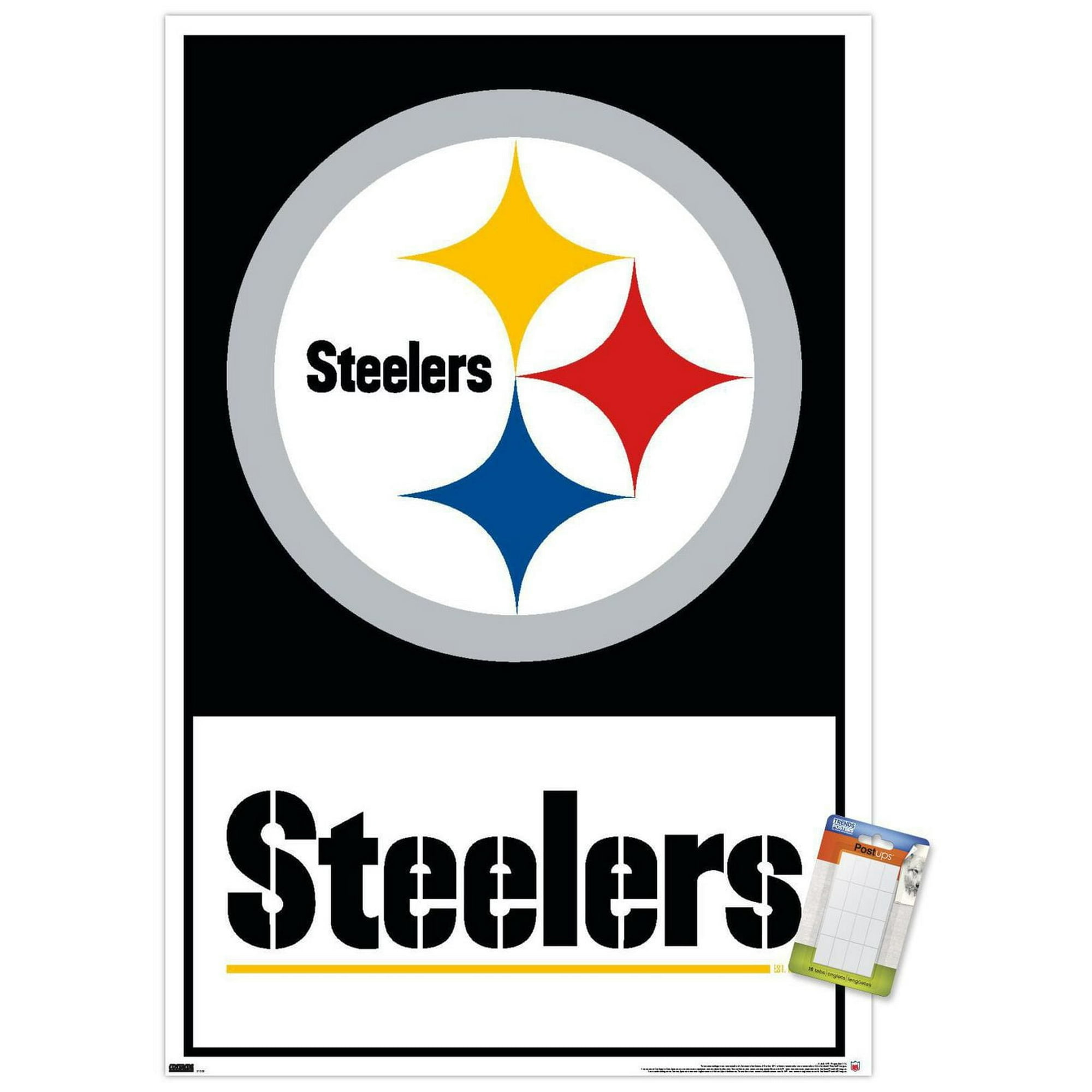 Click here for Trends International Nfl Pittsburgh Steelers - Log... prices