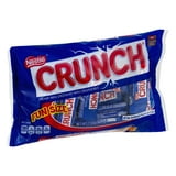 Nestle Crunch Mini Bag Creamy Milk Chocolate Fun Size Candy Bars for ...