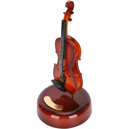 ShenMo Cello shaped music box with swivel base for decorating home ...