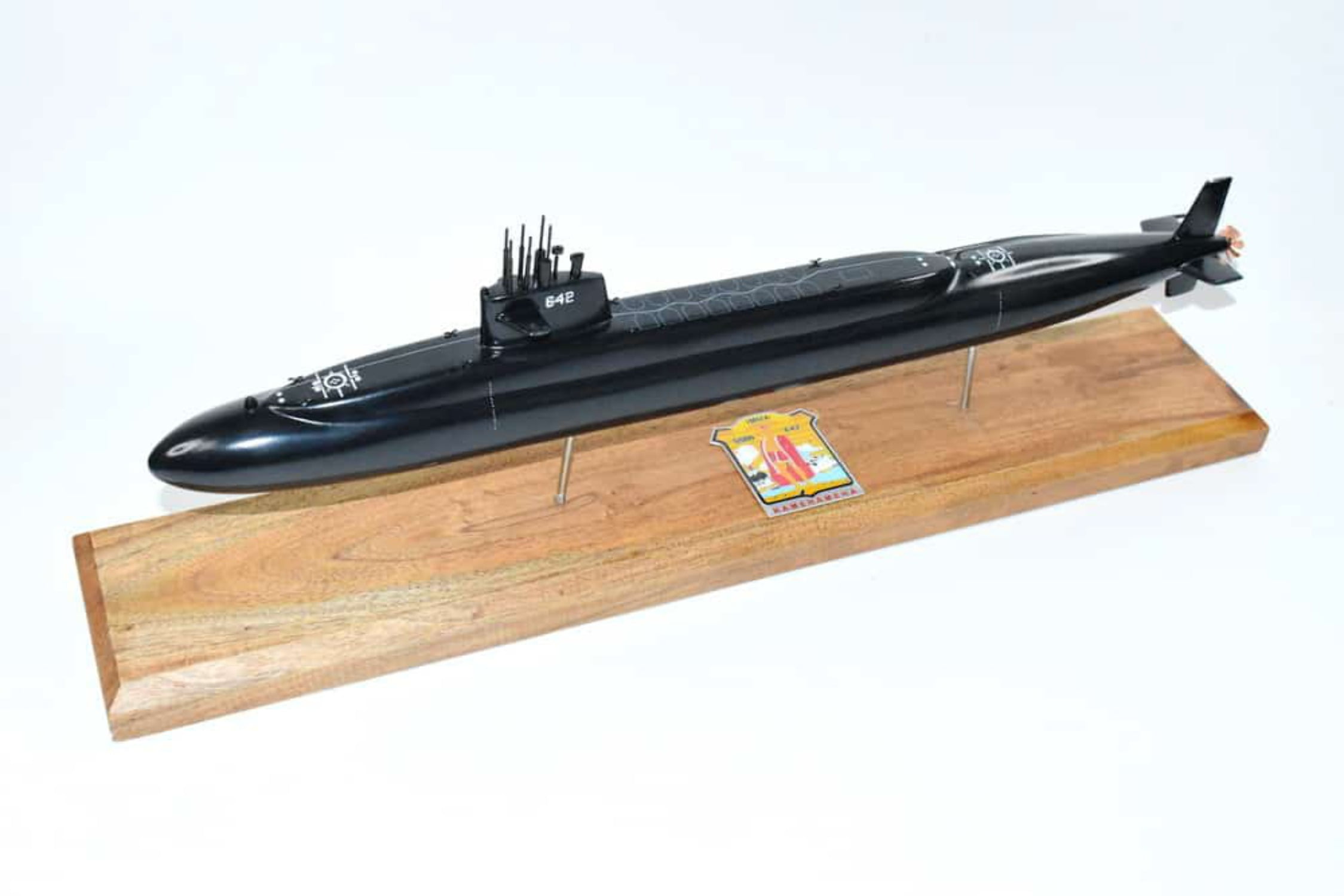 USS Kamehameha SSBN-642 Submarine Model (Black Hull), Navy,20, Scale ...