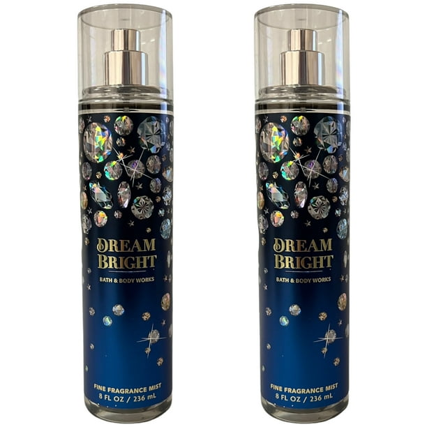 Bath & Body Works Dream Bright Fine Fragrance Mist Set 2 Pack 8 fl oz ...