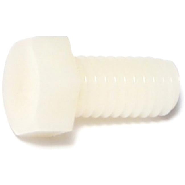 Midwest Fastener MF77101 0.37-16 x 0.75 Nylon Hex Bolts - 8 Piece ...