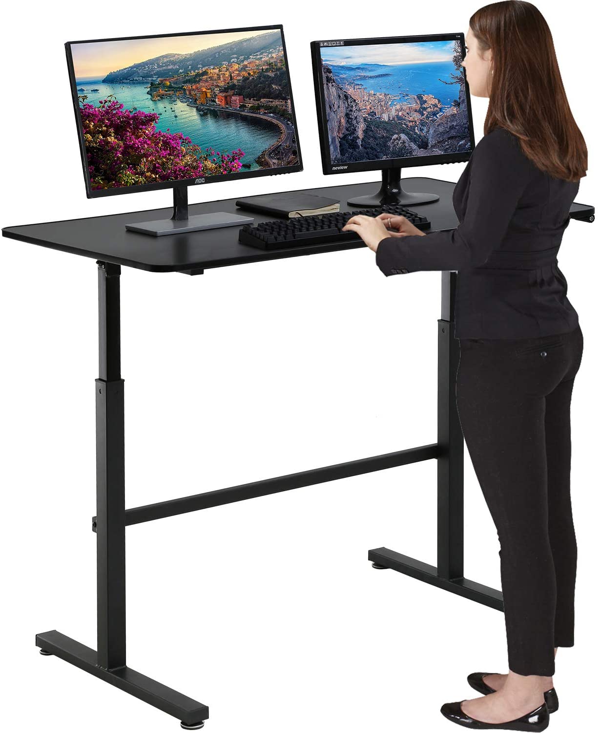 Standing Desk Converter Height Adjustable Desk Computer Workstation Standing Desk Converter Height Adjustable Desk Computer Workstation