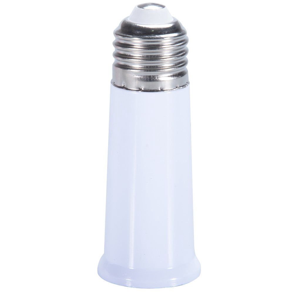E27 to E27 95mm Extend Socket Base Lamp Holder Converter Light Bulb Cap ...
