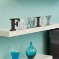 MyGift Rustic Multicolor Wood Tabletop FAMILY Letters Sign - Walmart.com