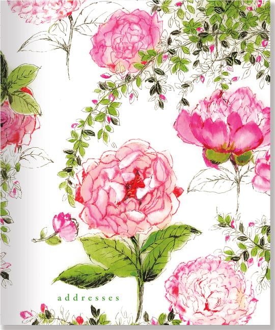 Rose Garden Large Address Book - Walmart.com