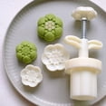 SDFGTstore Plastic DIY Mooncake Stamps Lotus Plumule Shaped DIY ...