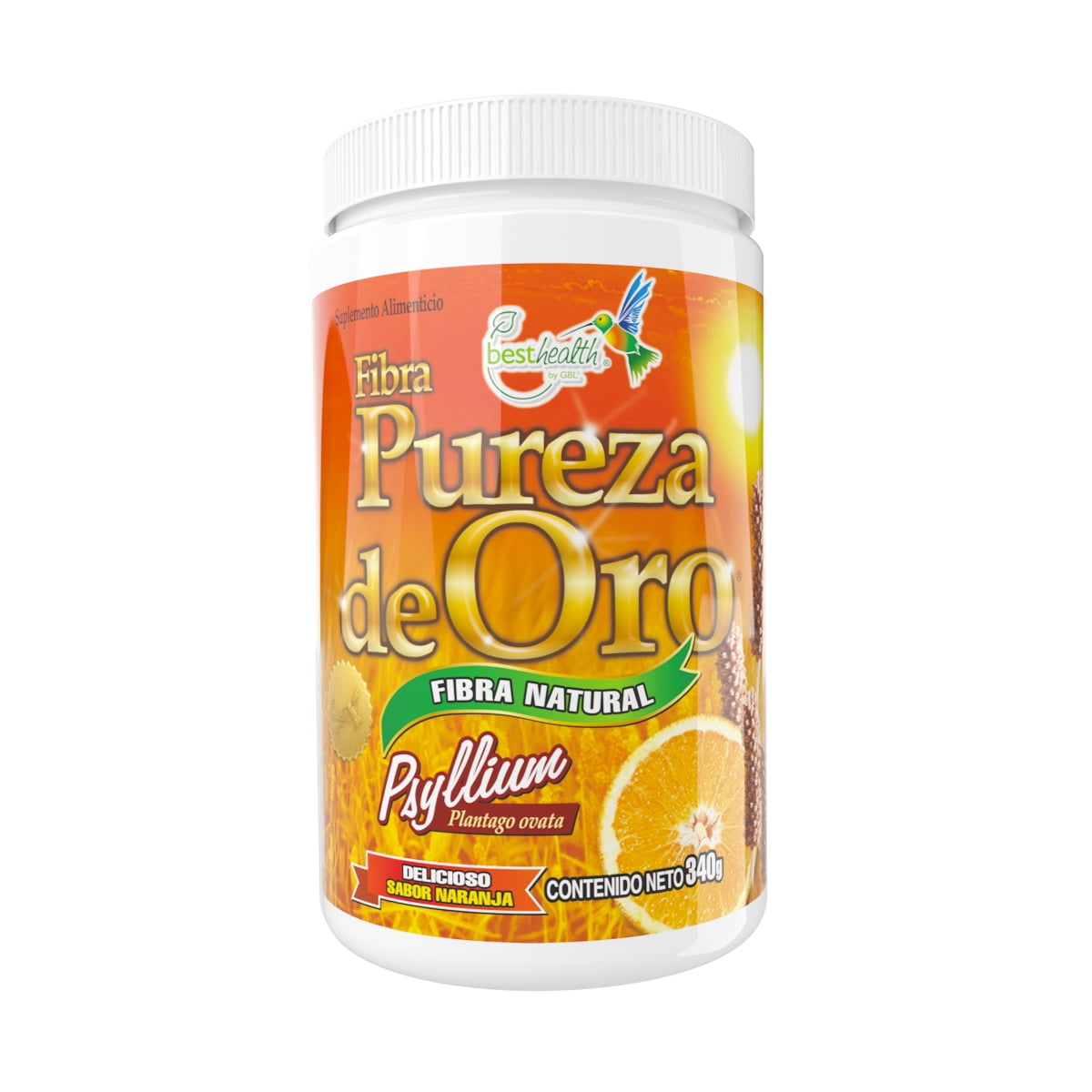 Fibra Pureza Oro 340g Naranja BEST HEALTH | Bodega Aurrera en línea