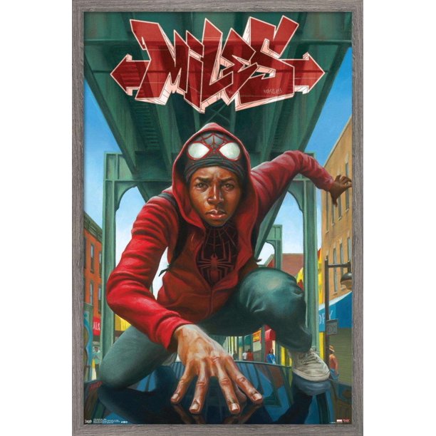 Marvel Comics - Spider-Man - Miles Wall Poster, 14.725" x 22.375 ...